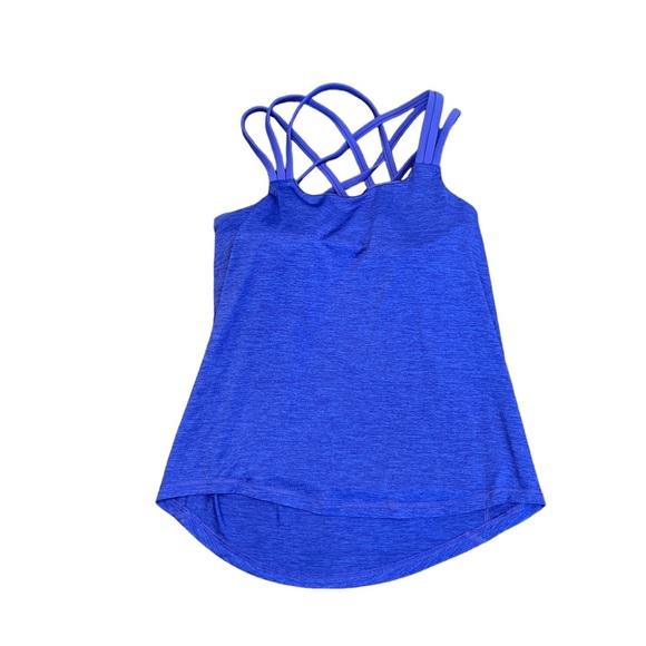 Prana | Tops | Prana Blue Built In Bra Low Back Tank | Poshmark